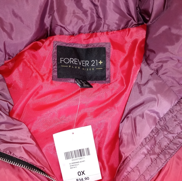 Forever 21 | Jackets & Coats | Nwt Forever 2 Ombre Active Puffer Jacket ...